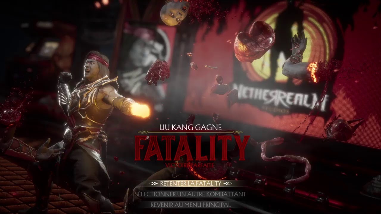 Mortal kombat 11 fatality flawess victory - YouTube
