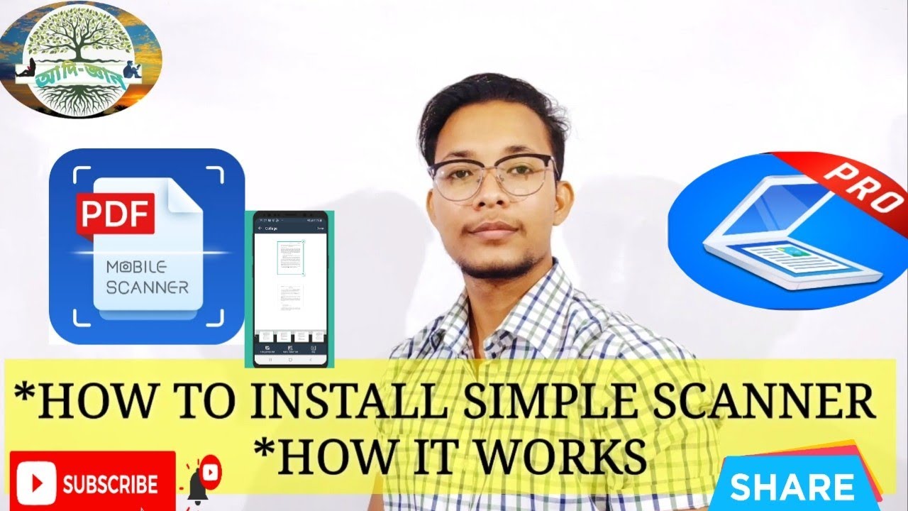 How to install simple scanner & how it works - YouTube
