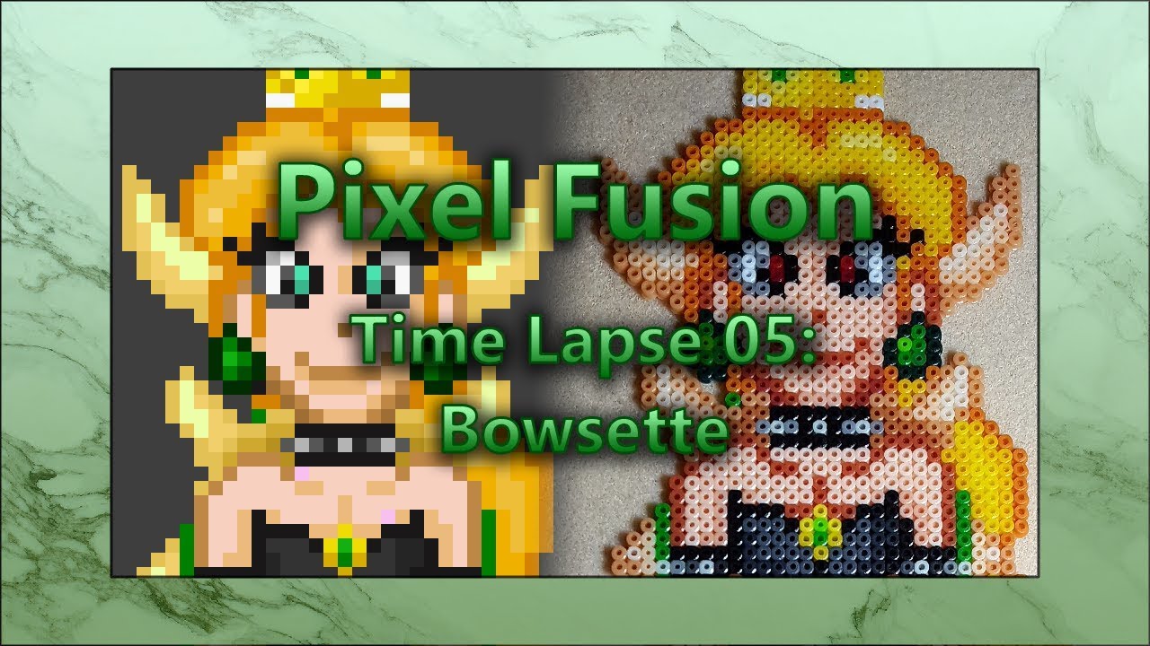 Pixel Time Lapse 05 - Bowsette - YouTube