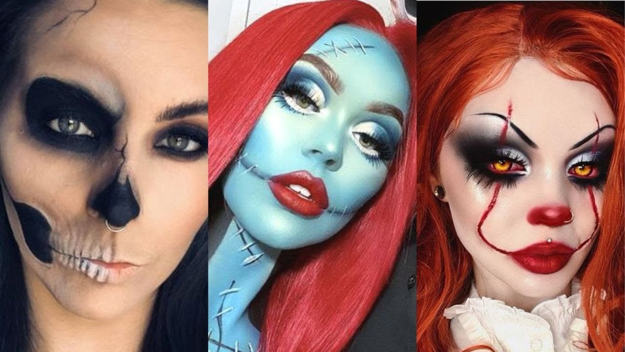Popular TIKTOK Halloween Makeup Ideas On Another Level - YouTube
