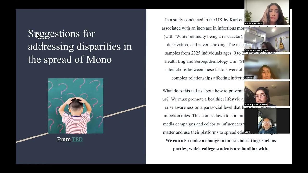 Mononucleosis Presentation - YouTube