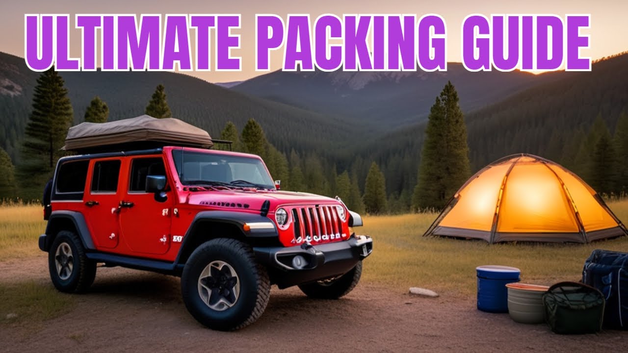 Ultimate Jeep Wrangler Camping Packing Guide - YouTube