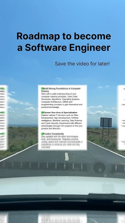 The only roadmap you need to become a Software Engineer 👩‍💻 - YouTube