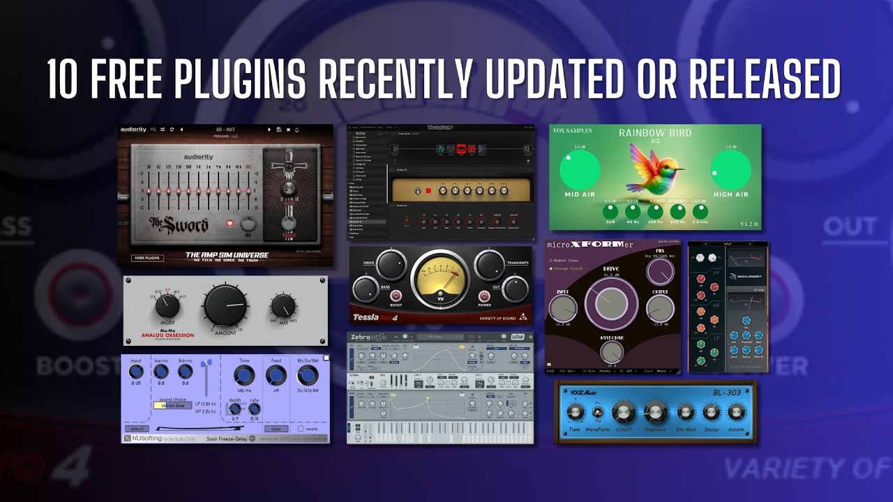 10 FREE Plugins Recently Updated or Released - YouTube