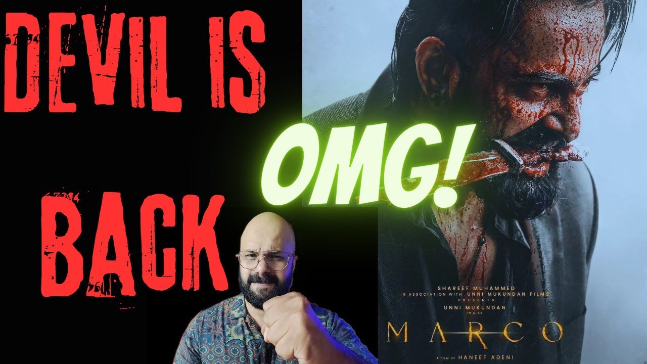 MARCO!😳|First Look Poster REACTION|Unni Mukundan|Haneef Adeni|UMF - YouTube