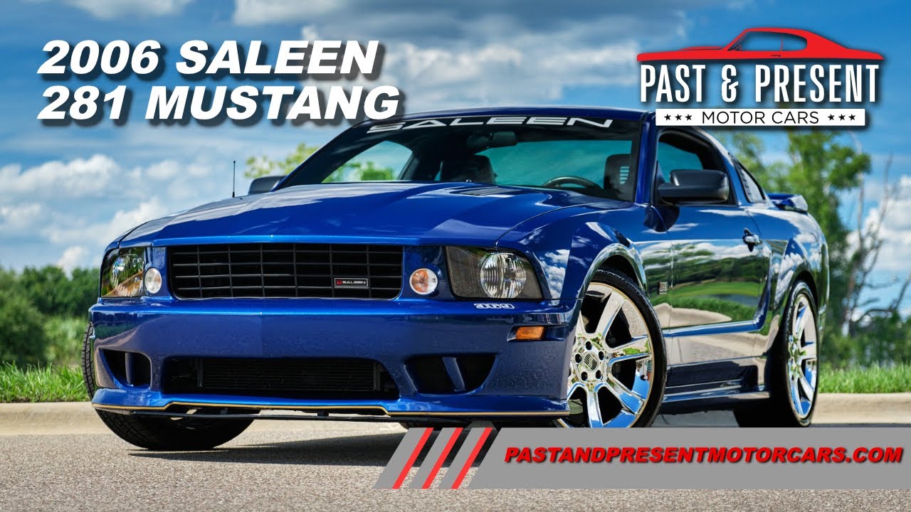 2006 Saleen 281 Mustang Blue Black 5 Speed 133633 - YouTube