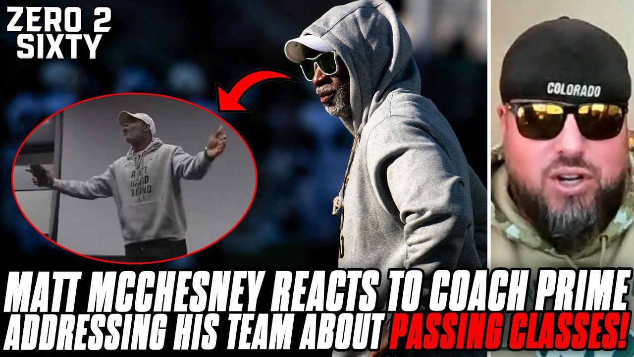Matt McChesney Reacts To Coach Prime Addressing His Team About PASSING ...