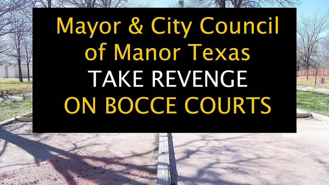 Bocce Revenge in Manor Texas - YouTube