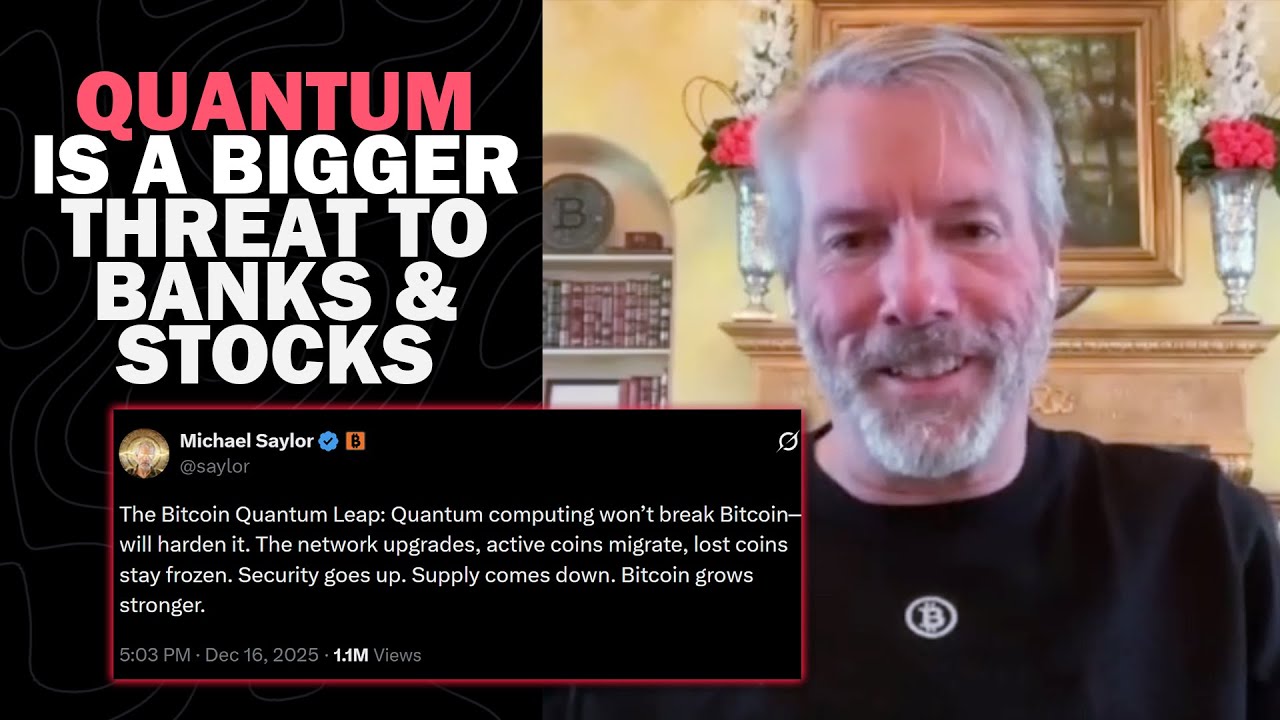 Michael Saylor on Quantum Computing | Why Bitcoin Will Survive - YouTube