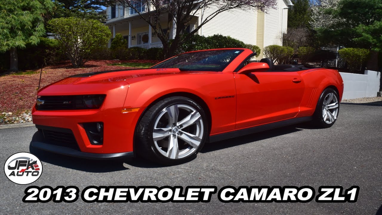 2013 Chevrolet Camaro ZL1 Convertible Inferno Orange - JFK Auto - YouTube