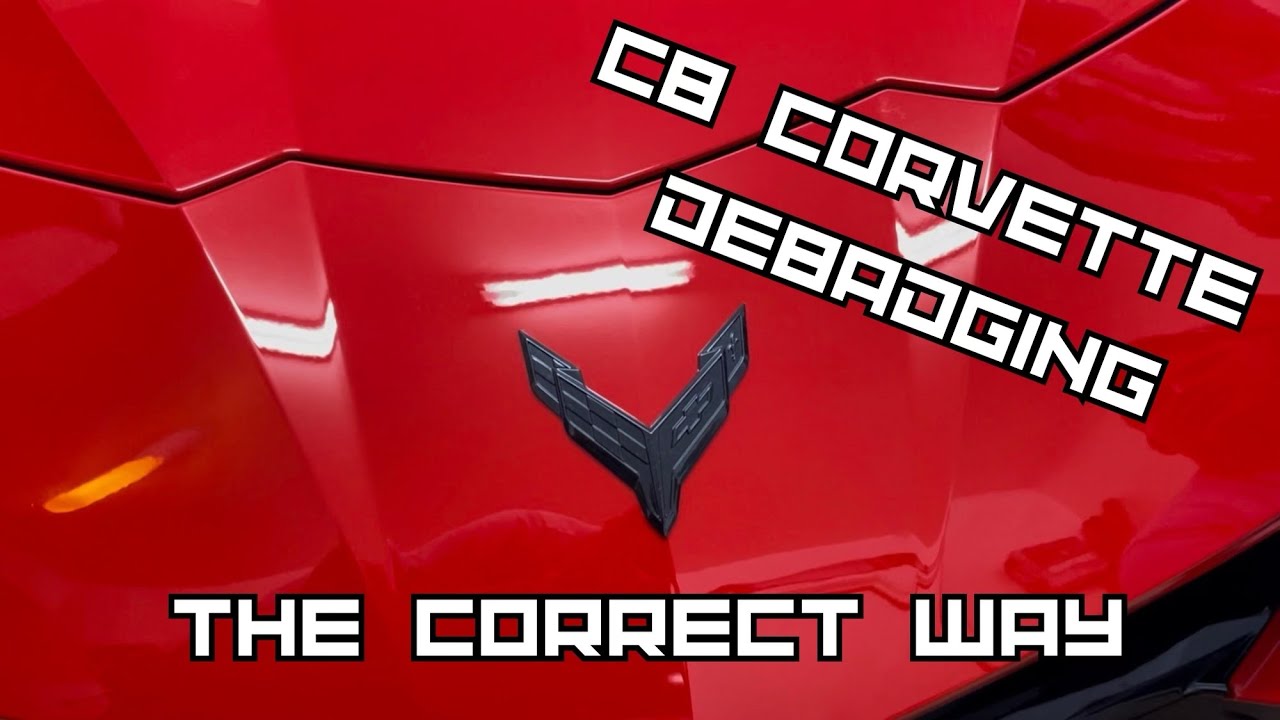 C8 corvette Debadging and emblem replacement - YouTube