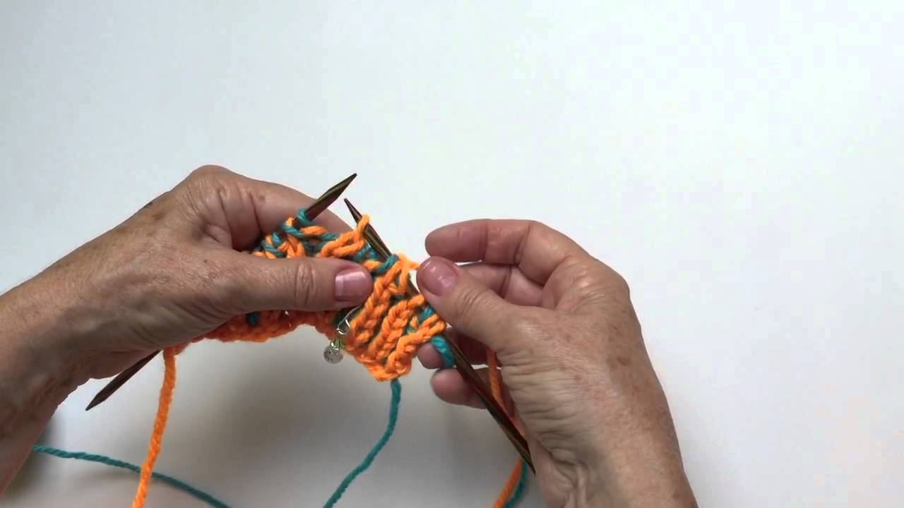 Br4st dec 4 st brioche decrease - YouTube