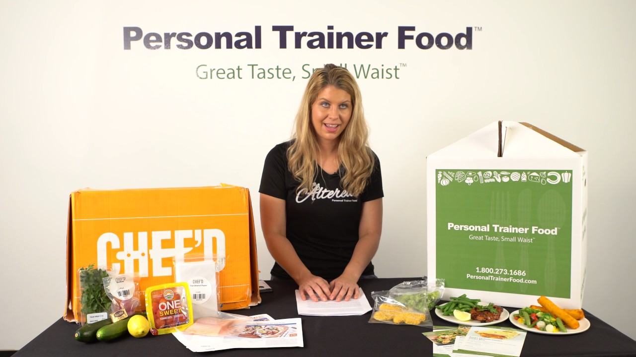 Unboxing Chef'd and Comparing it to Personal Trainer Food - YouTube