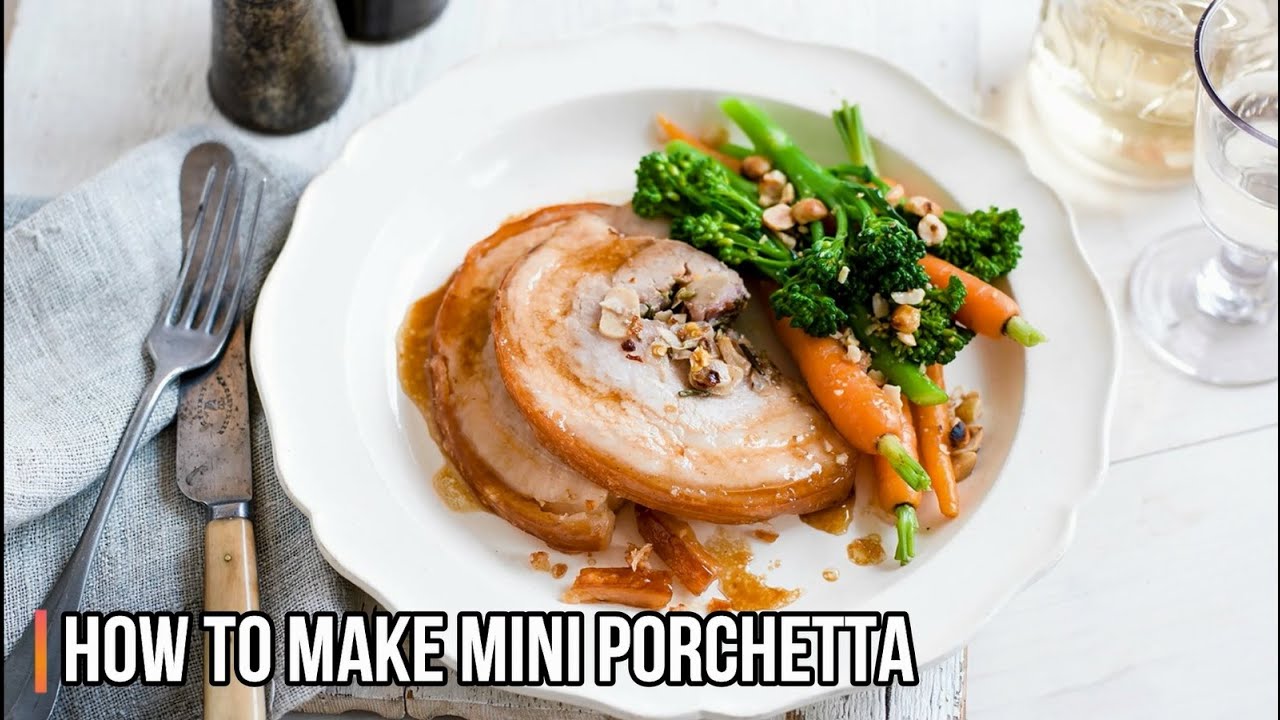 How To Make Mini Porchetta Step By Step Recipe - YouTube