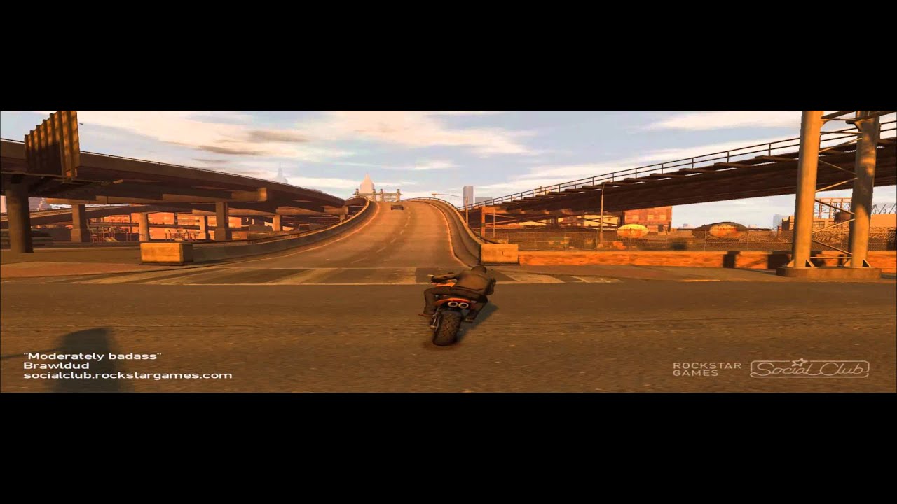 GTA IV motorcycle stunt - YouTube