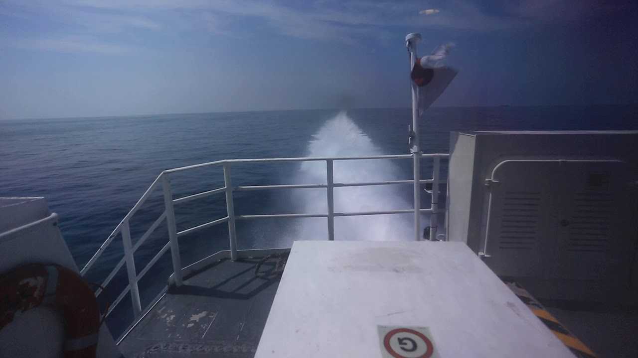 [Jetfoil ジェット船] JR九州高速「BEETLE 3 ビートル三世」高速航航 high speed sailing ...