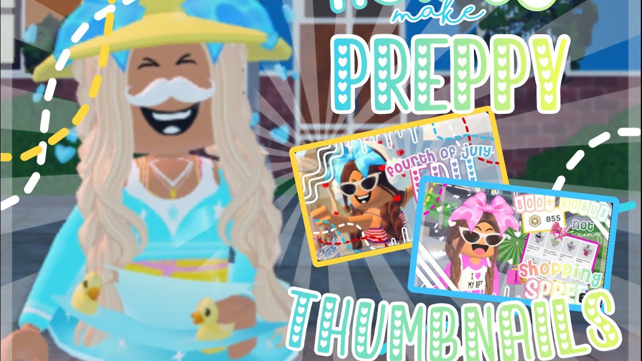 thumbnail tutorial!! make preppy thumbnails ☀️🐬 - YouTube