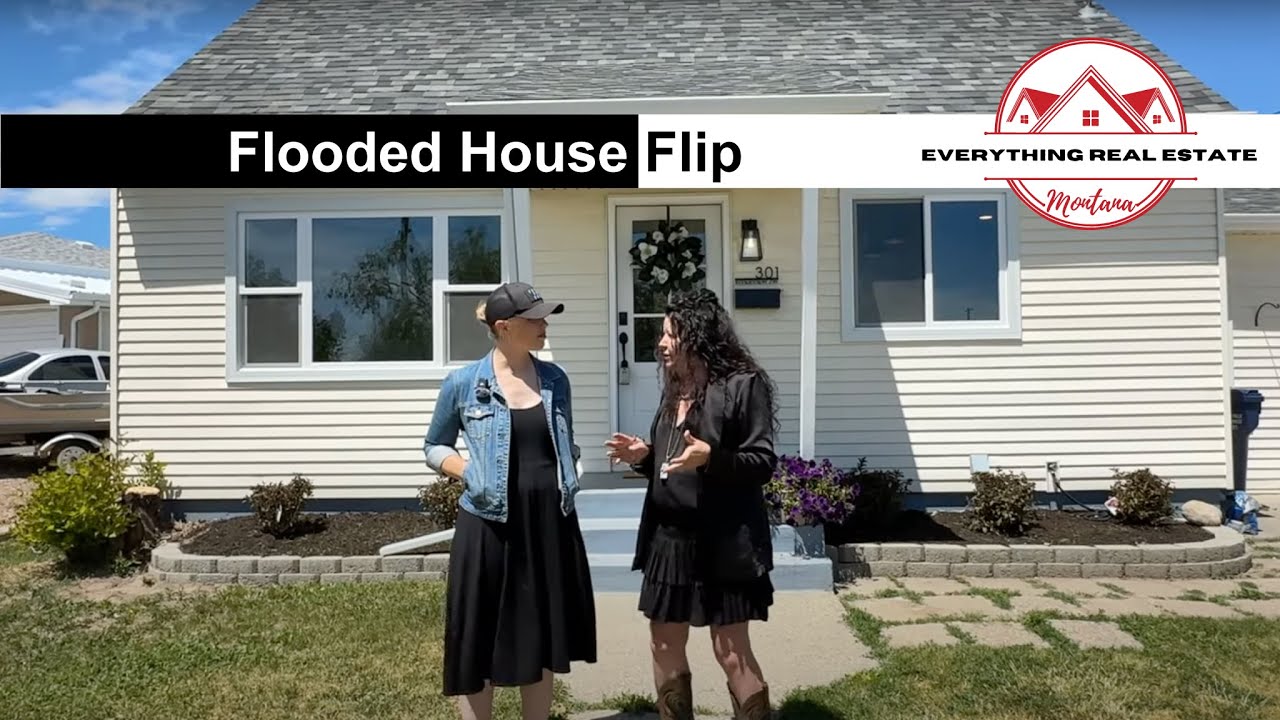 Flooded House Flip - Loses money but turns into DREAM HOME! - YouTube