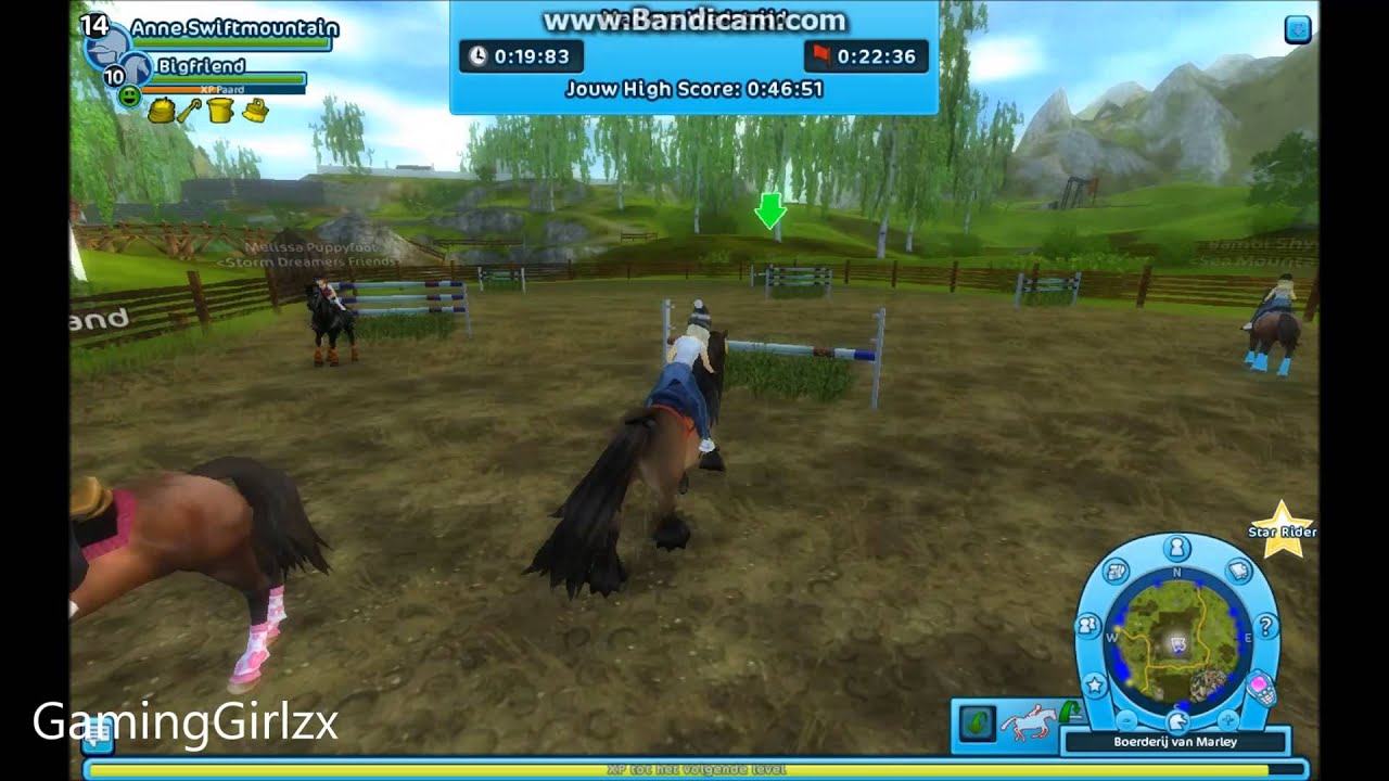 Star Stable Race #3 Marley's Rijbak Parcours | Met NoordZweed! - YouTube