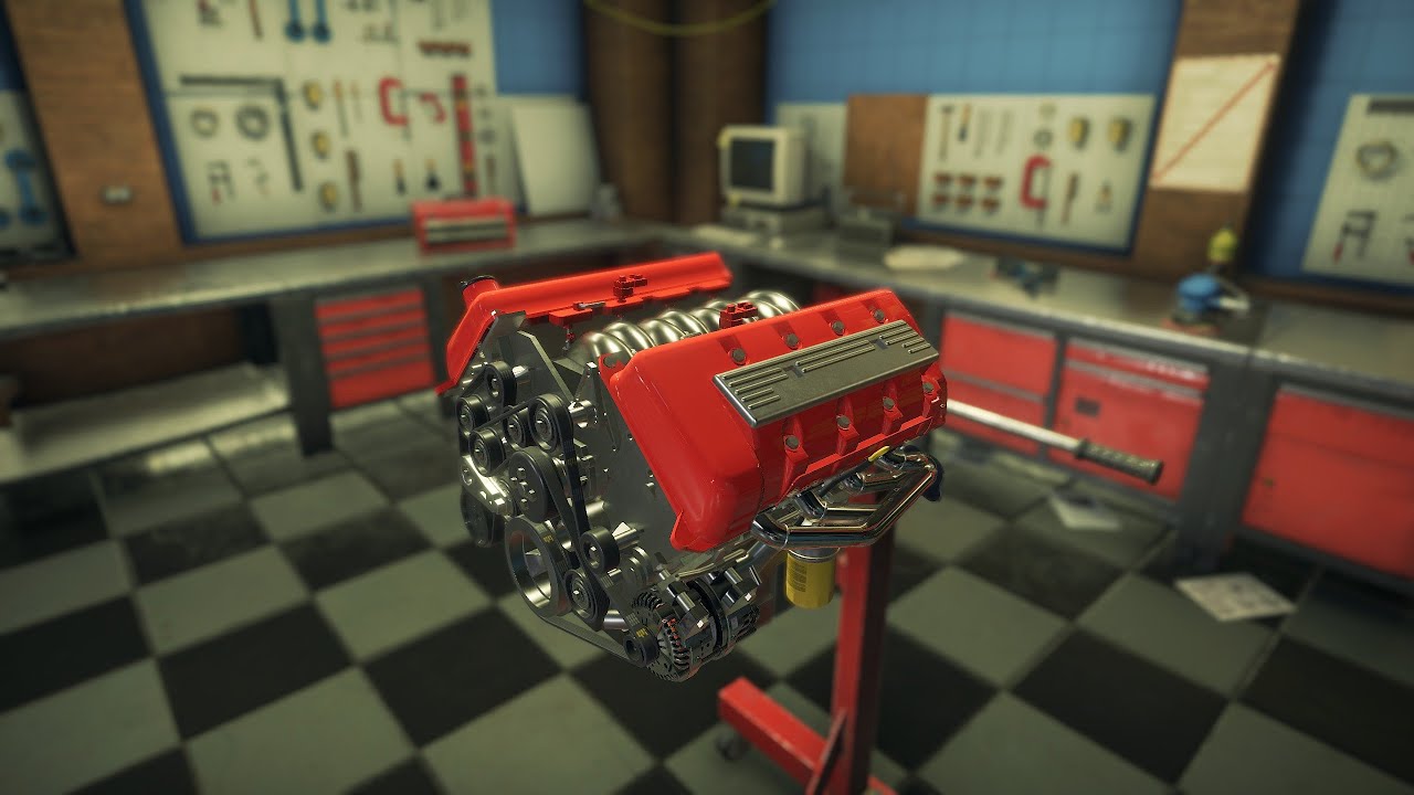 Car Mechanic Simulator 2018: V8 DOHC 4x4 Engine - YouTube