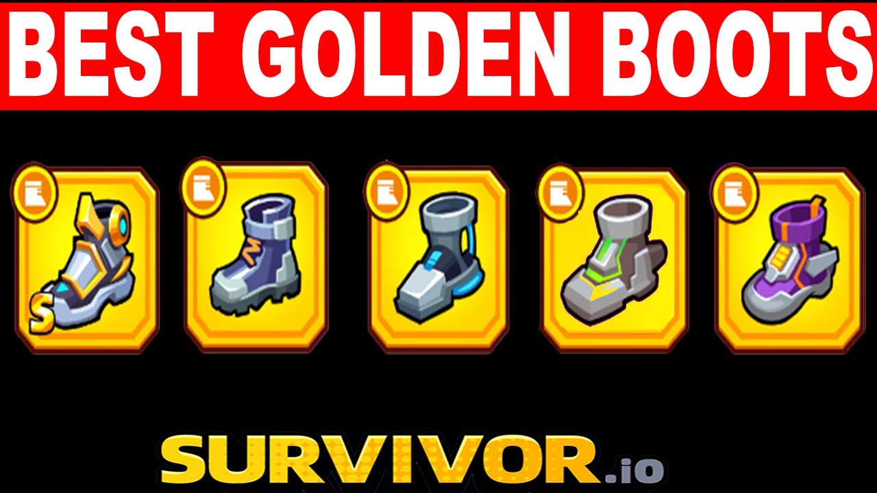 Survivor.io Best Golden Boots For F2P - Epic Boots Guide - YouTube