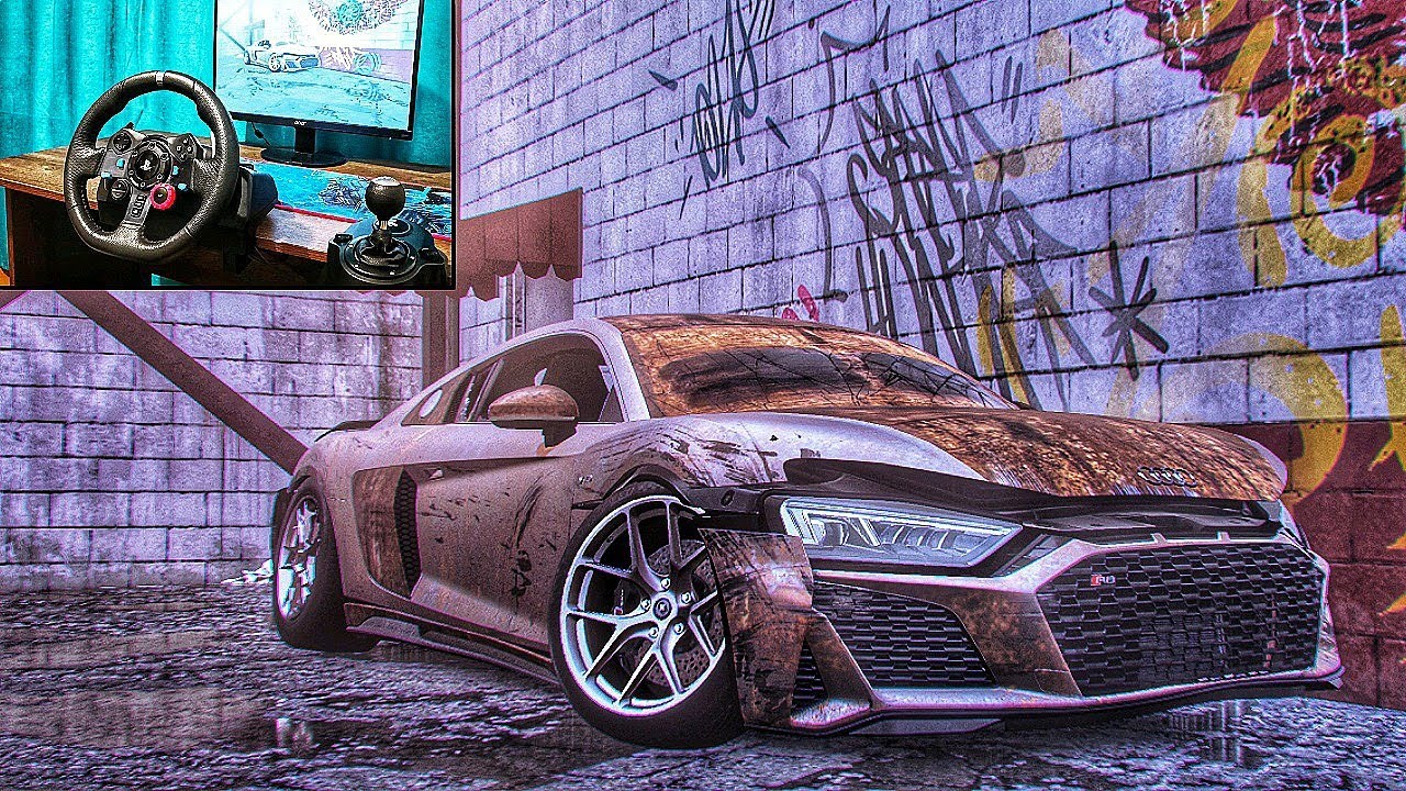 Rebuilding a Audi R8 V10 Performance - NFS HEAT - Logitech G29 gameplay ...