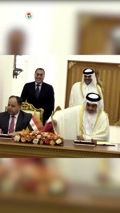 رئيسا وزراء مصر وقطر يشهدان توقيع اتفاقية حكومية لإزالة الازدواج