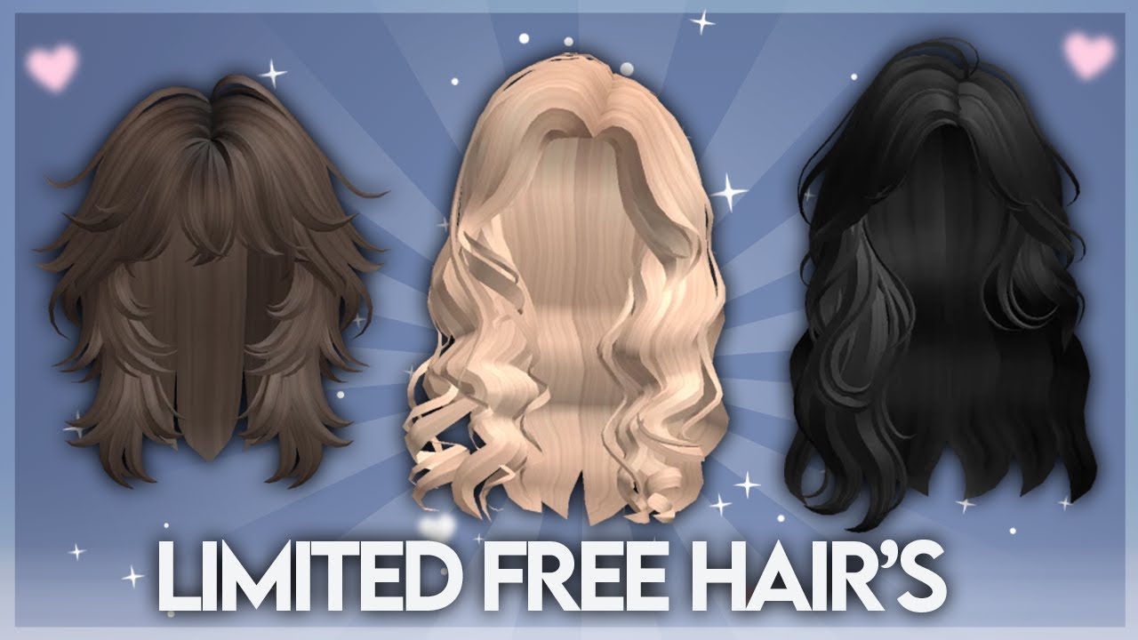 GET THESE NEW FREE HAIR'S JUST RELEASED IN ROBLOX OMG INSANE! 😀😄 - YouTube