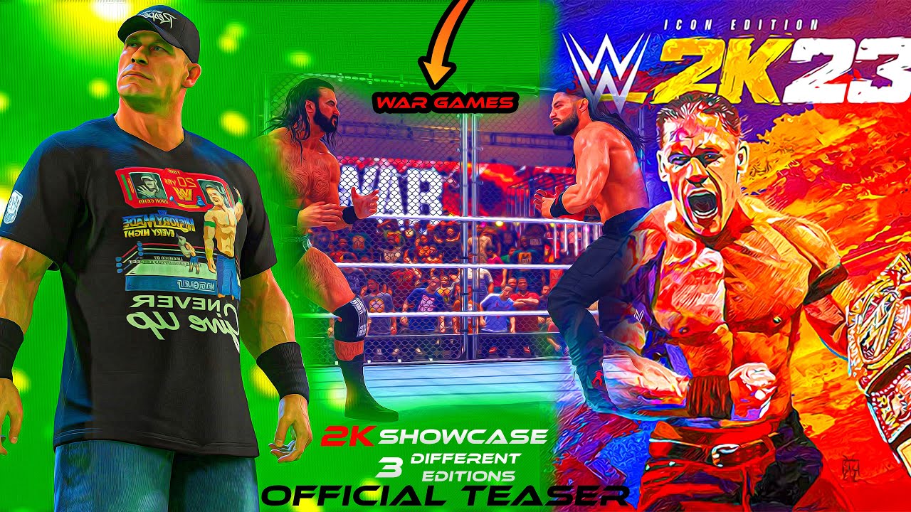 WWE 2K23 Official Teaser with John Cena as cover star (New Match Type ...