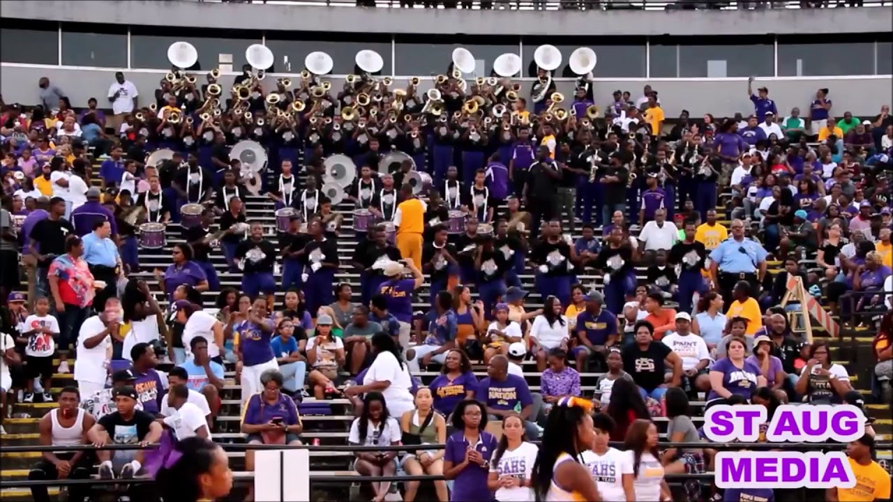 St Aug marching band - "Tribute" - YouTube