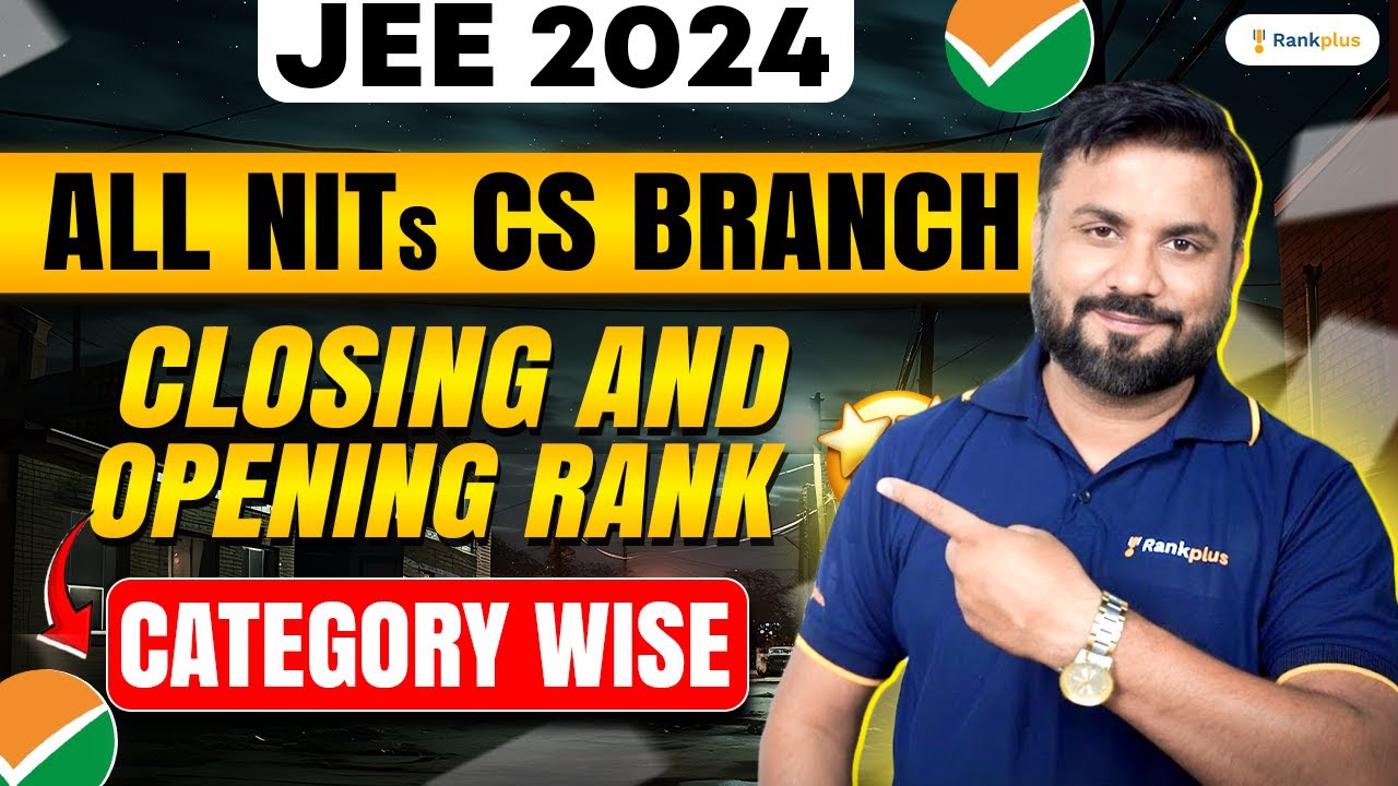 All NITs CS Branch l Closing and Opening Rank Category Wise | Jitendra ...