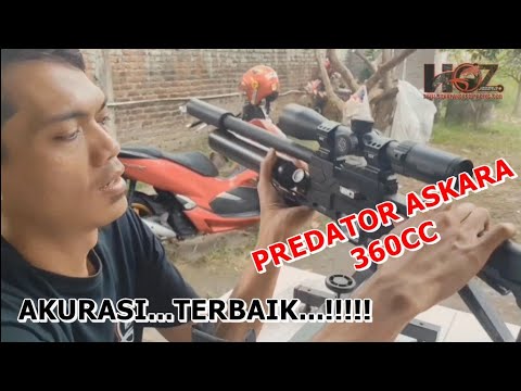 AKURASI PCP PREDATOR ASKARA BOGEL 360CC LARAS 35CM AKURASI TERUJI ...