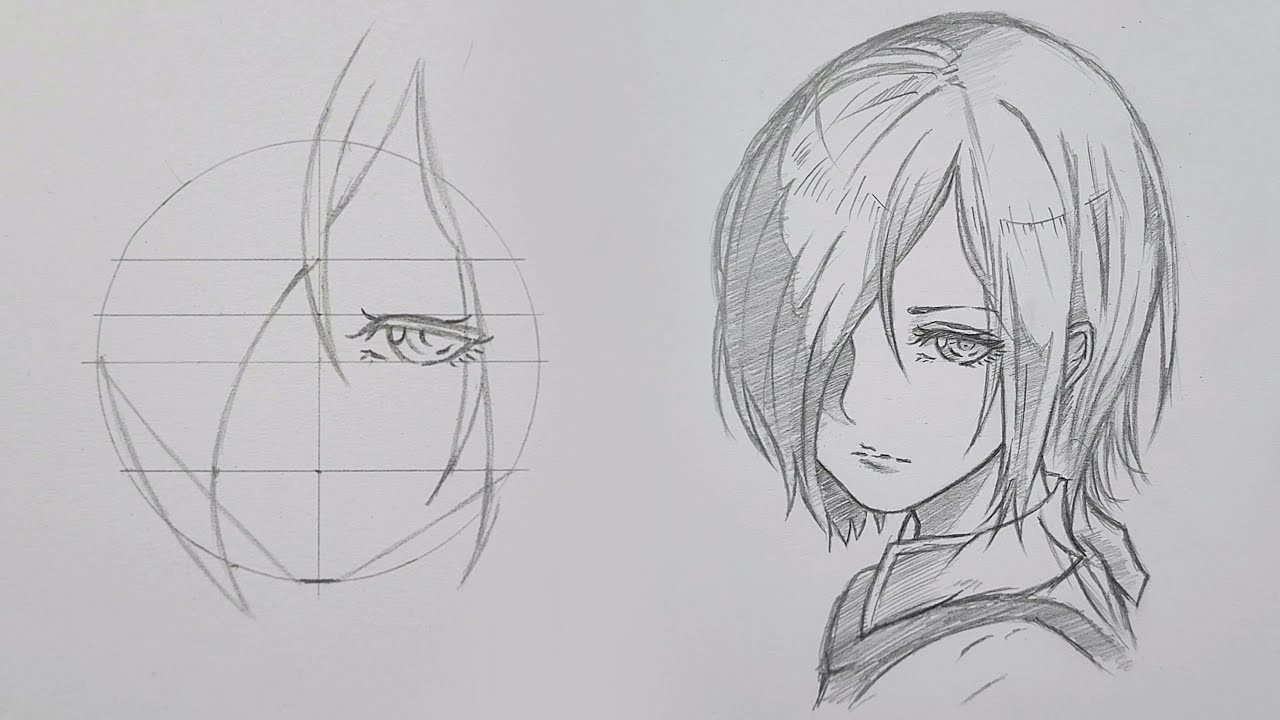 How to draw Touka Kirishima with ease | Tokyo Ghoul - YouTube