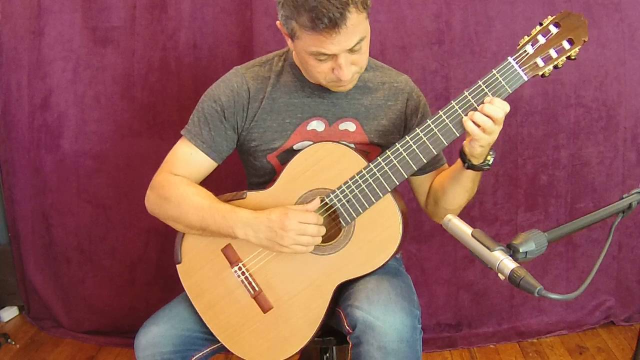 Greg Smallman & Sons 2015 lattice classical guitar demo Reis Vals www ...