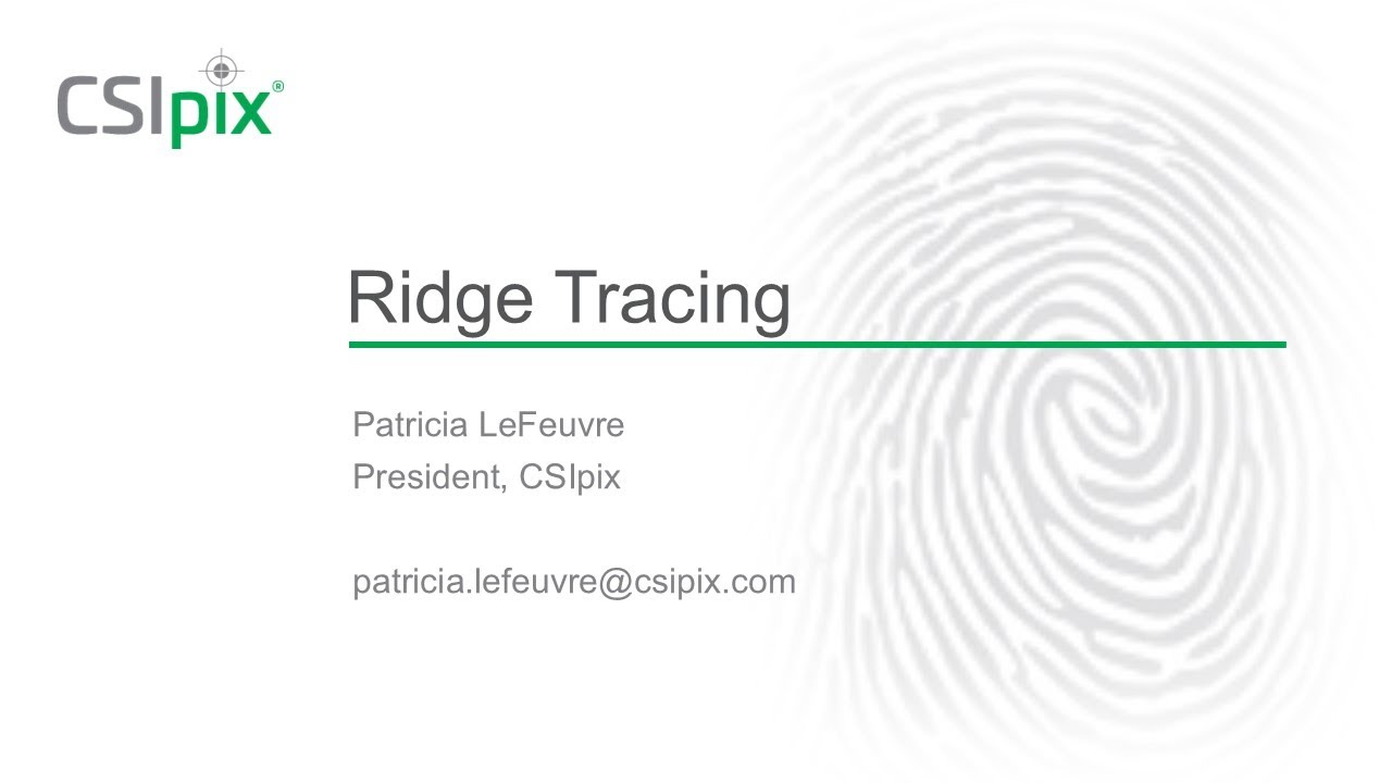 CSIpix Basics: Ridge Tracing - YouTube