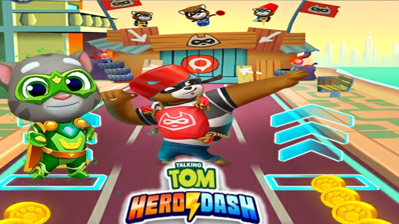The Amazing Mission Of Talking Tom Hero Dash Run #2 - YouTube