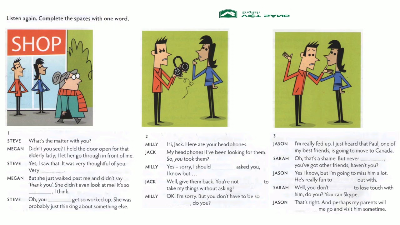 Fill in the blanks - Think4 - YouTube