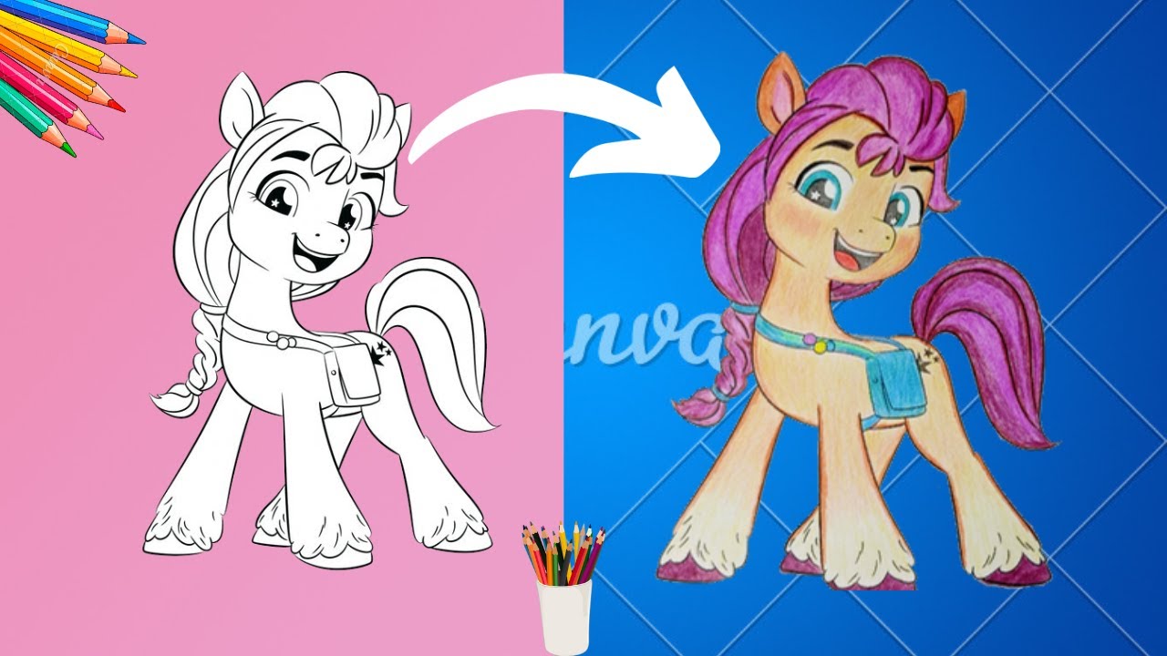 Coloring My Little Pony New Generation ( Sunny Starscout). Coloring ...