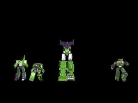 Transformers G1 Devastator 3d animation - YouTube