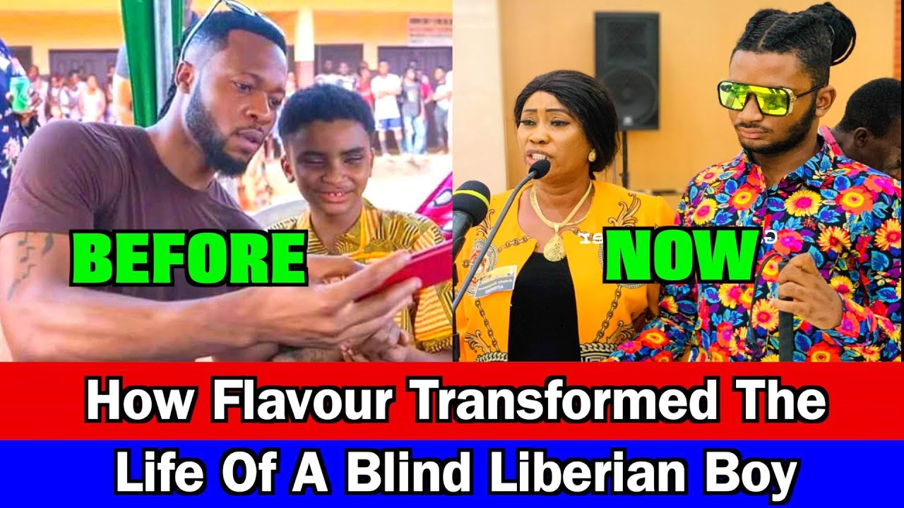 Flavour's Blind Adopted Son Semah G Weifur Is Growing So Fast - YouTube
