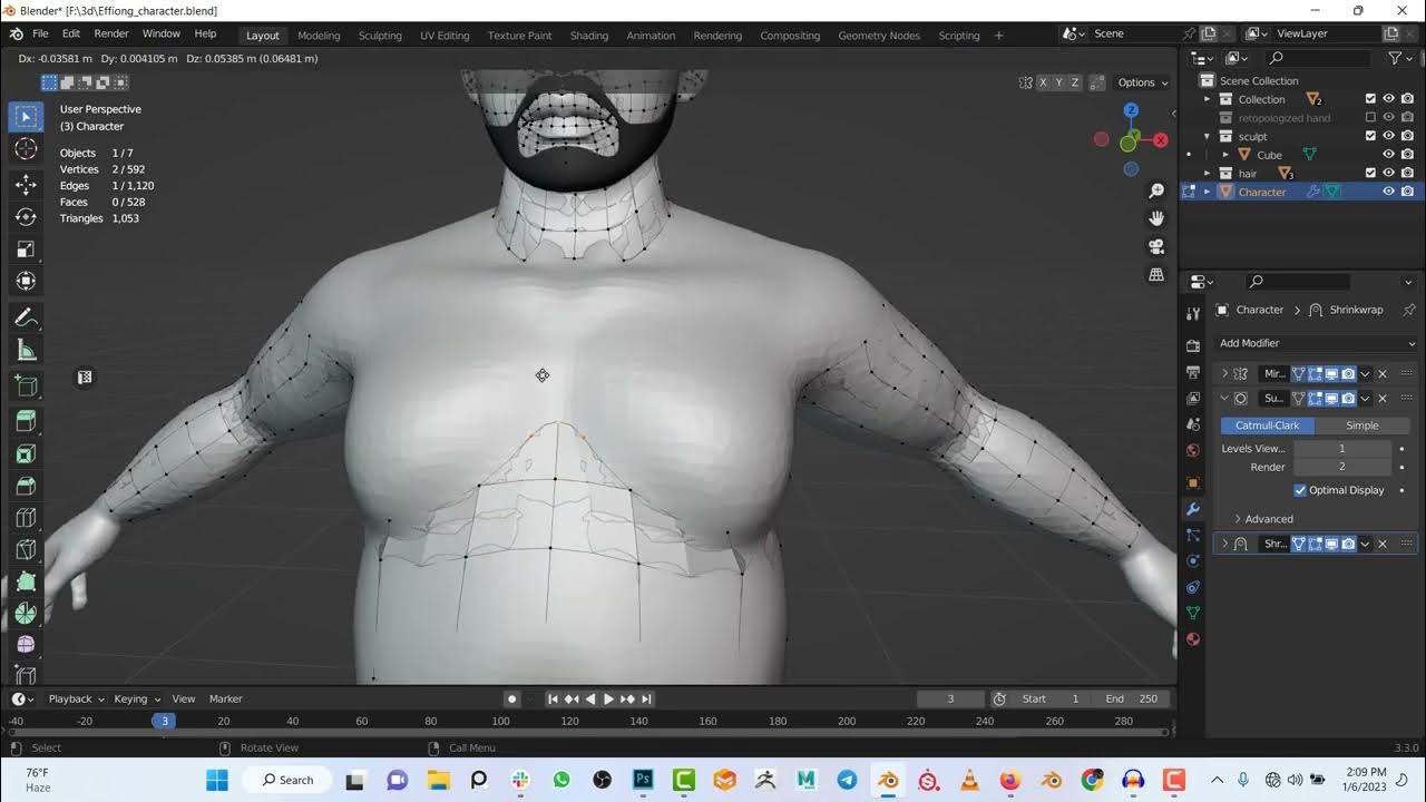 15. Retoplogy (Retopologizing the body) - YouTube