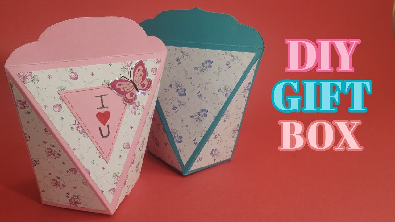 How to make gift box | DIY gift box | easy gift box idea - YouTube