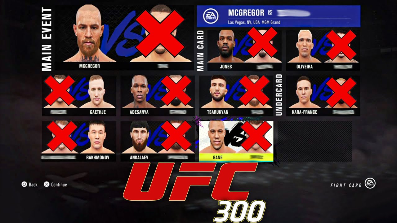 Unveiling My Epic UFC 300 Fight Card Lineup! #ufc #ufc300 #video - YouTube