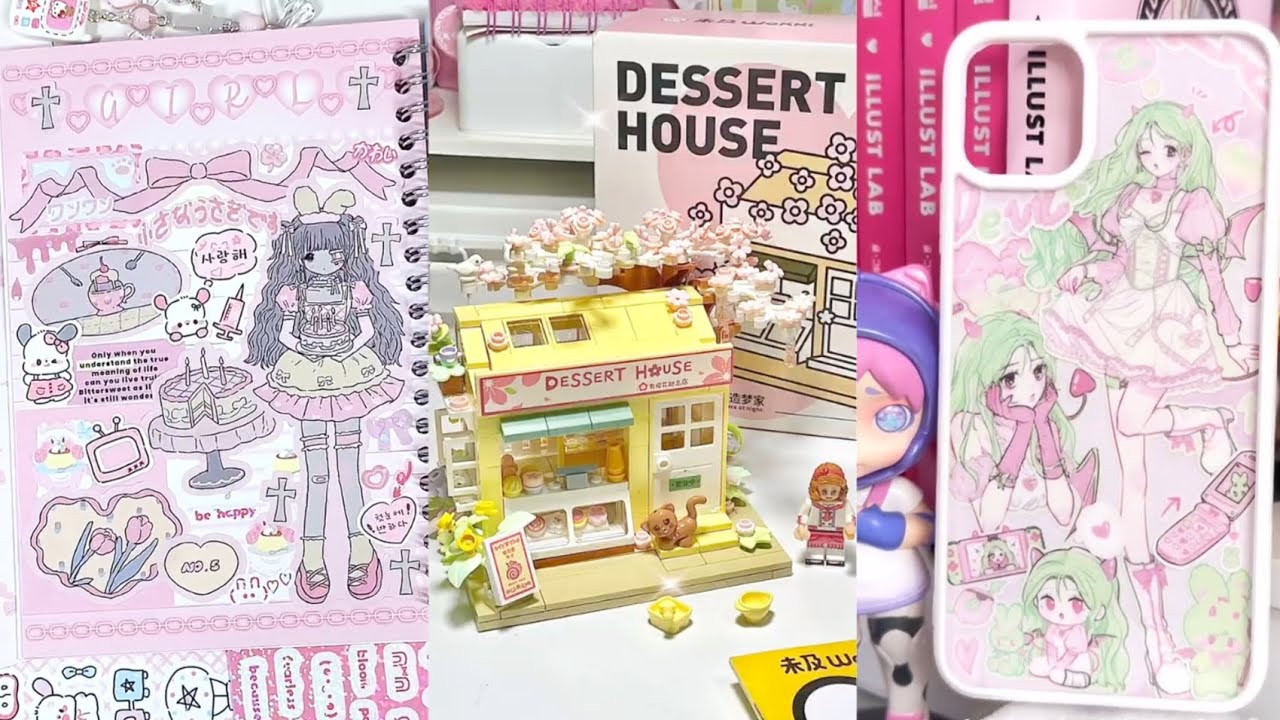 🌸🍋 ASMR Cute Unboxing, Deco Phone case & Journal with me - YouTube