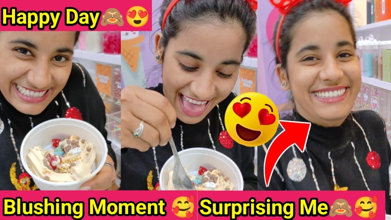 Surprising Me 🙈 Blushing Moment 🥰 ️🙈 | Happiest Day for Me 🥹😋 | Sandy's ...