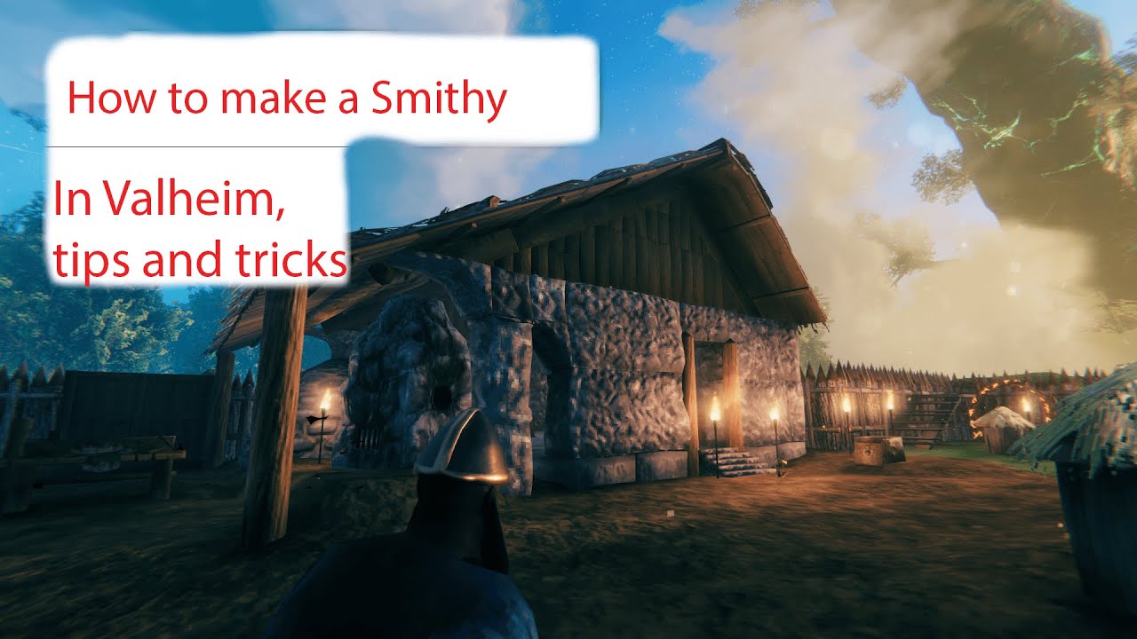 Valheim Gameplay Tips and tricks to make a Smithy - YouTube