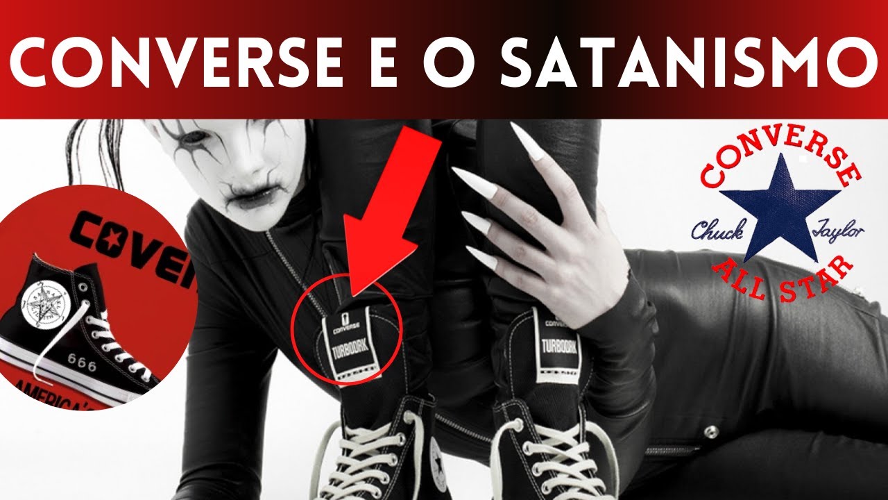 NÃO ESCONDEM MAIS! CONVERSE (ALL STAR) LANÇA TÊNIS COM PENTAGRAMA DO ...