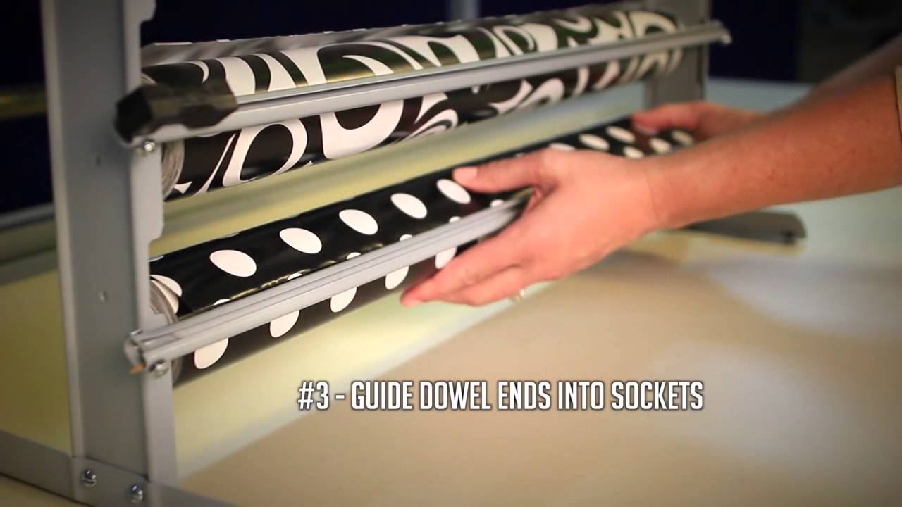 T624 Six Roll Cello/Cutter Box Dispenser - YouTube