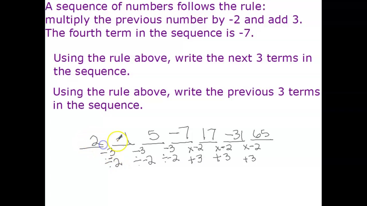 Algebra II Unit 1 Lesson 1 Practice #3b - YouTube