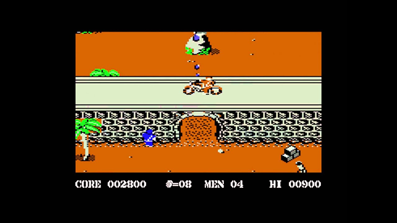 Commando - Commodore 64 (NTSC) [MESS] [shortplay] - YouTube
